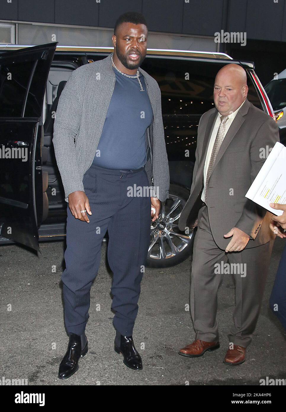 Celebrities At ’CBS Morning’ -PICTURED: Winston Duke -LOCATION: New ...