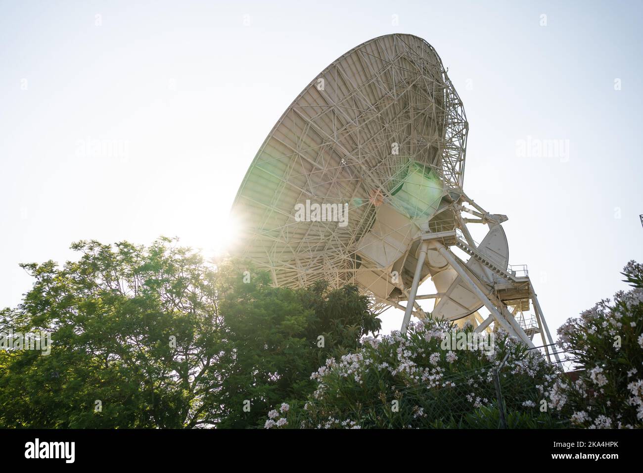 Earth based astronomical radio telescope. Radio telescopes used in ...