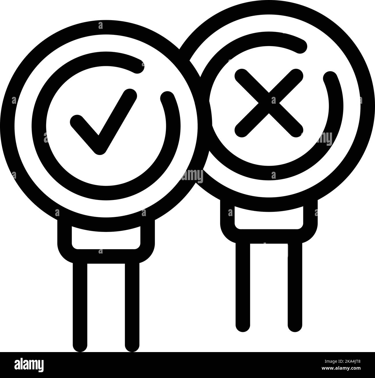 Digital election icon outline vector. Vote poll. Paper public Stock ... Digital election icon outline vector. Vote poll. Paper public Stock ...