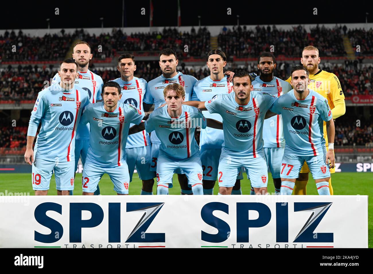 Monza, Italy. October 31, 2022 Lineup Ac Monxa Serie A tootball match ...