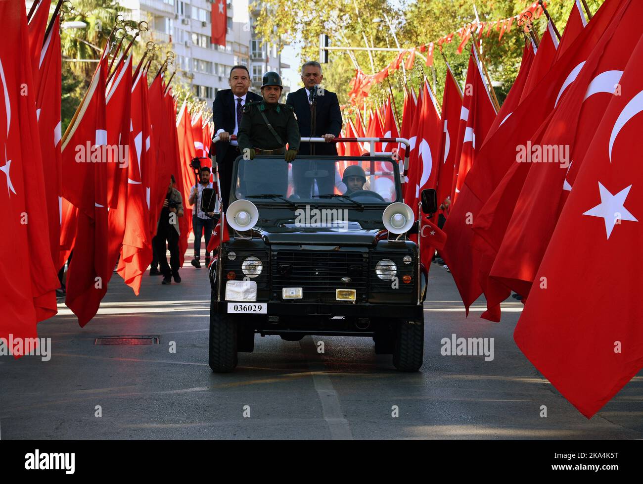 Turkey's main national holiday is Republic Day. Celebration of the 99th ...