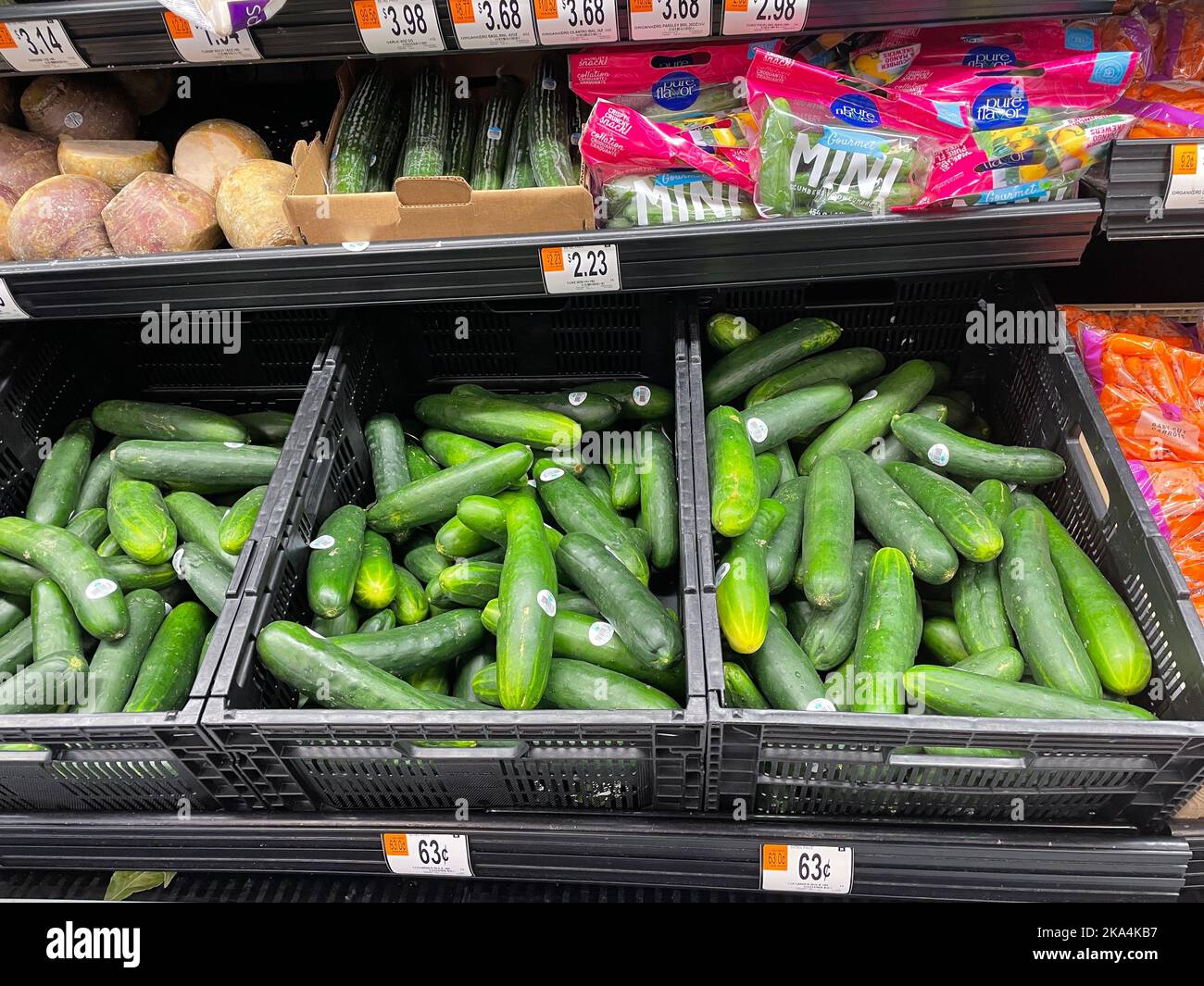 Grovetown, Ga USA - 04 22 22: Retail store food products Walmart ...