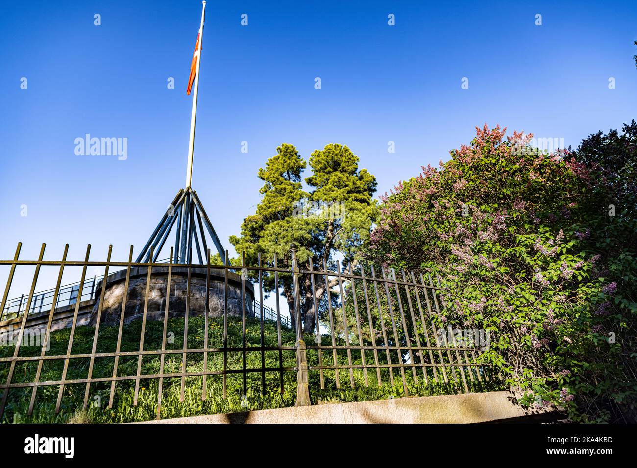 Water reservoir Kampen Park Oslo Norway Stock Photo - Alamy