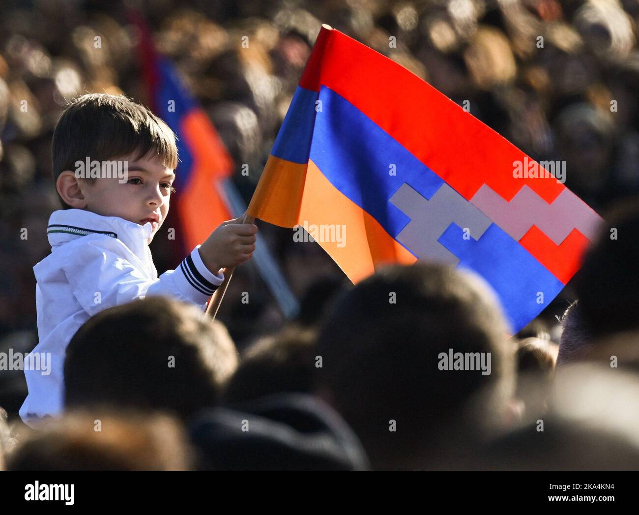 The protest rally took place on the Renaissance Square. Participants ...