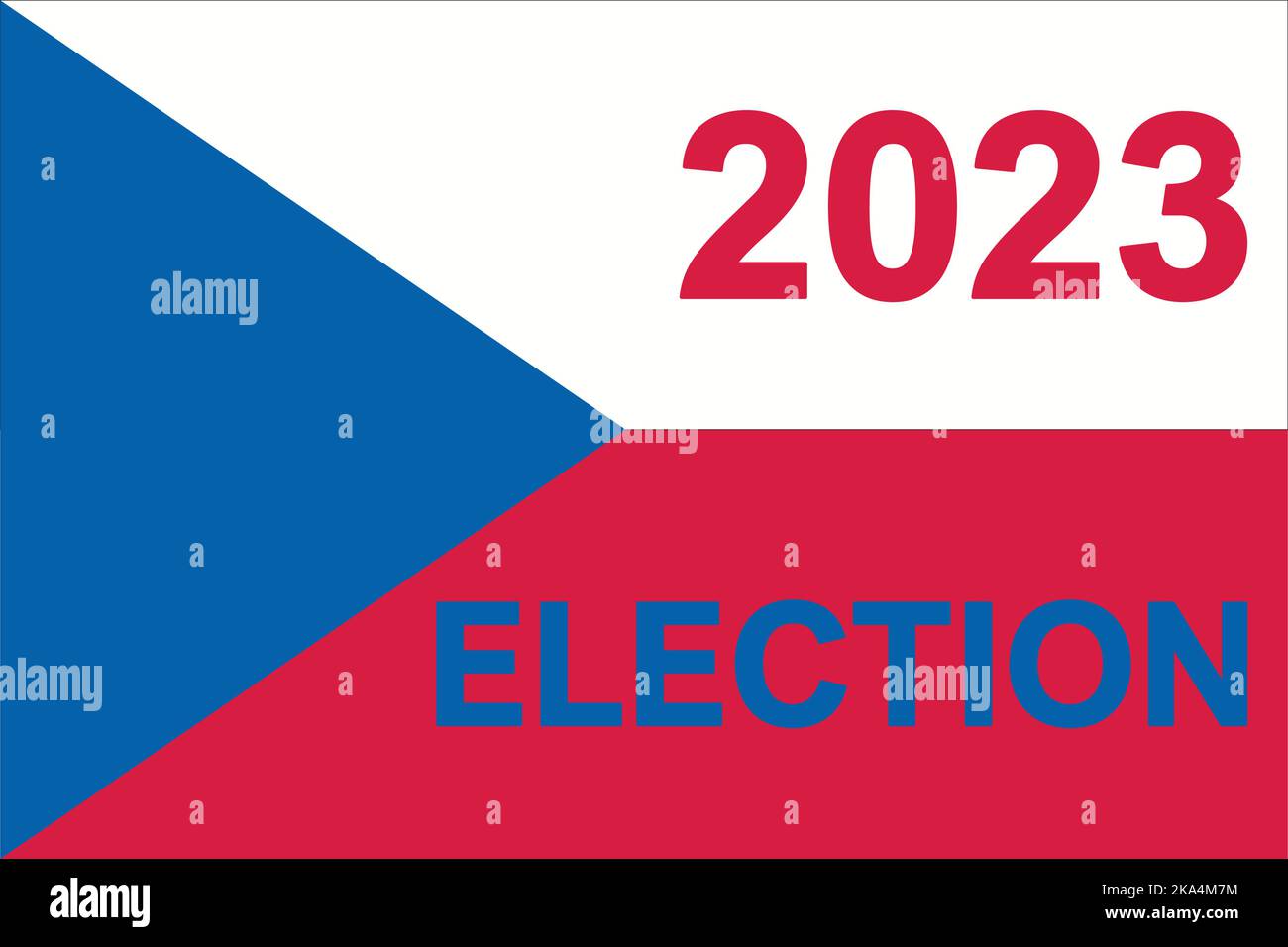 Czech Election Day 2023. President and Parliament. National Day Stock ...