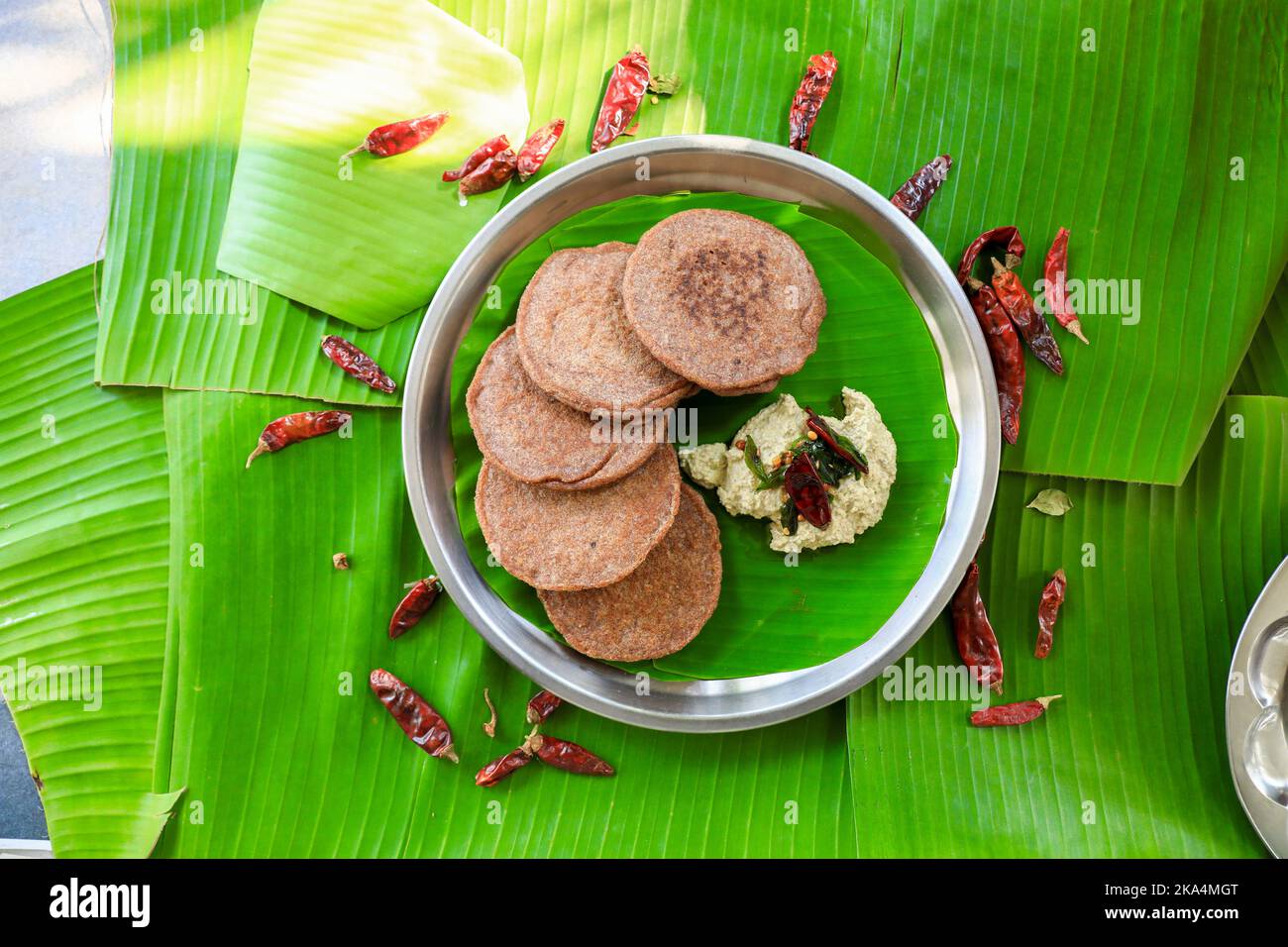 south indian famous breakfast raagi Stock Photo - Alamy