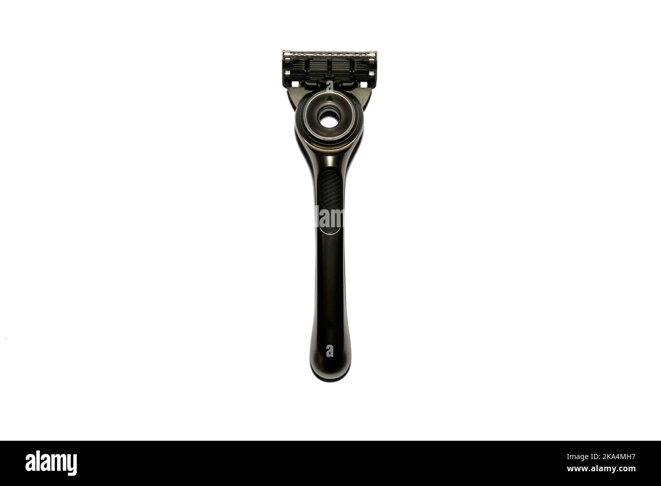 A Razor Blade on white background Stock Photo - Alamy