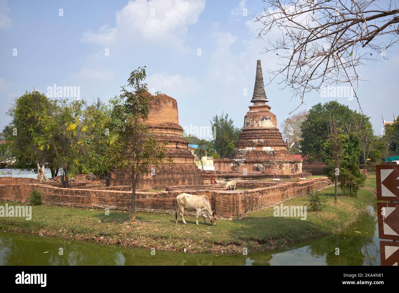 Wat Hatsada Temple Ayutthaya Thailand Stock Photo - Alamy