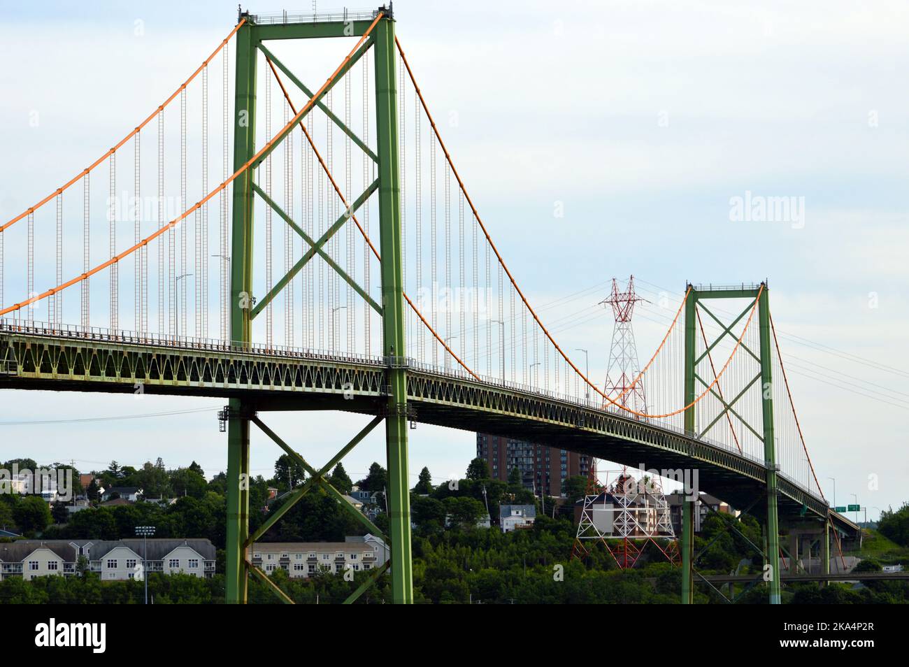 A. Murray MacKay suspension bridge linking Halifax and Dartmouth in ...