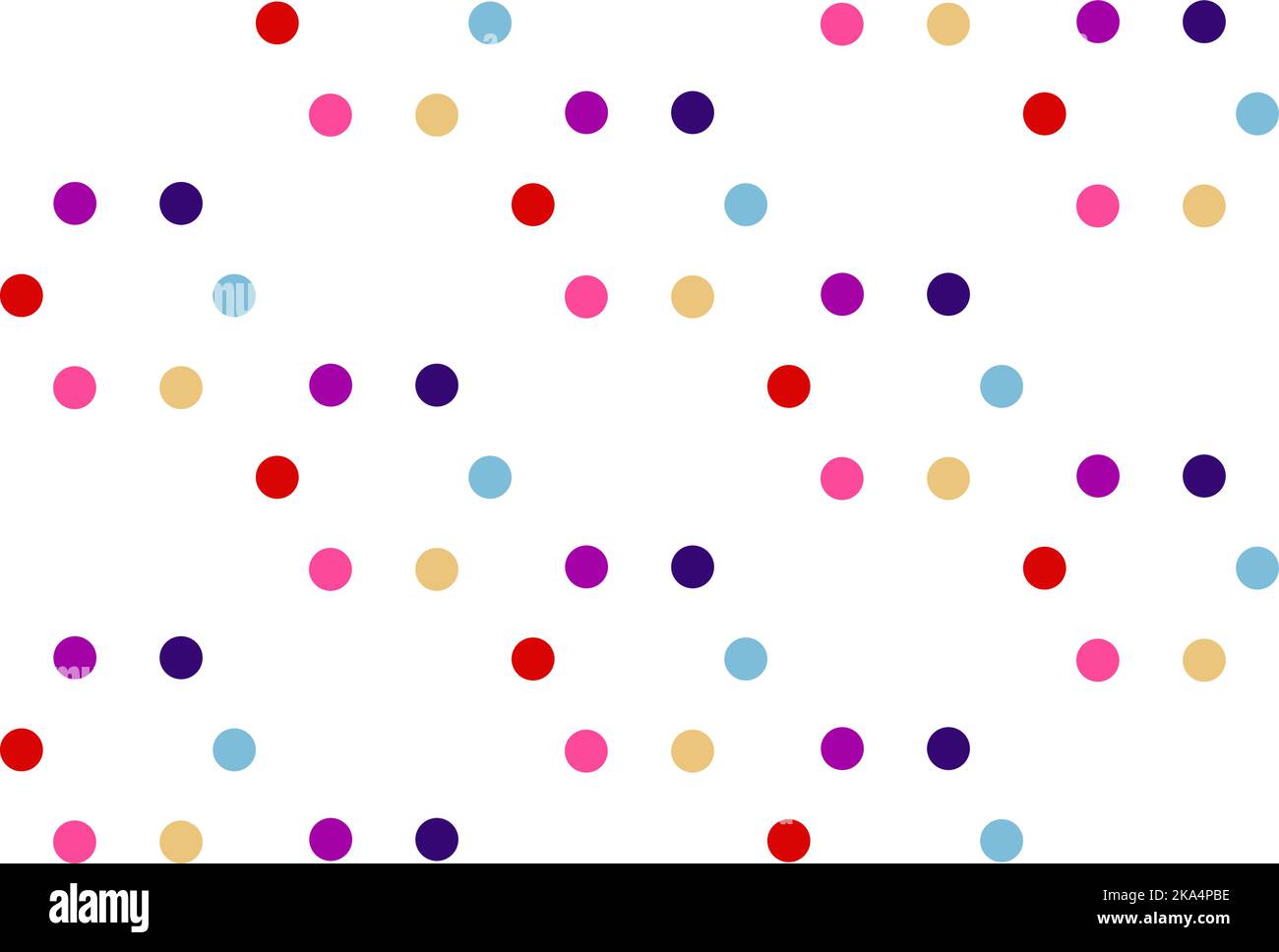 Cheerful colored dots, seamless vector pattern on white Stock Vector Image & Art - Alamy