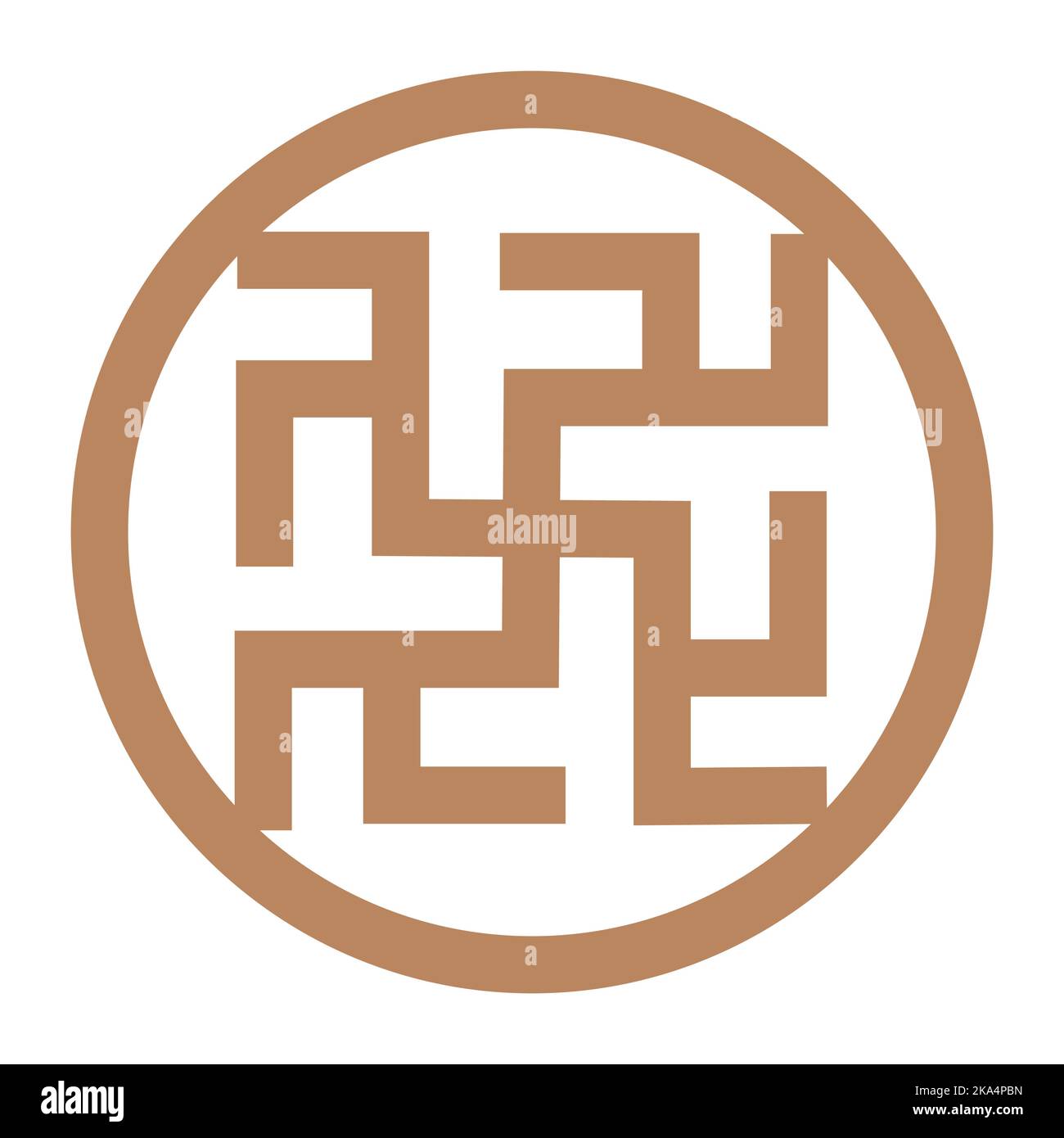 Flower of Perun, Overcome grass, water lily, Slavic symbol, decorated ...