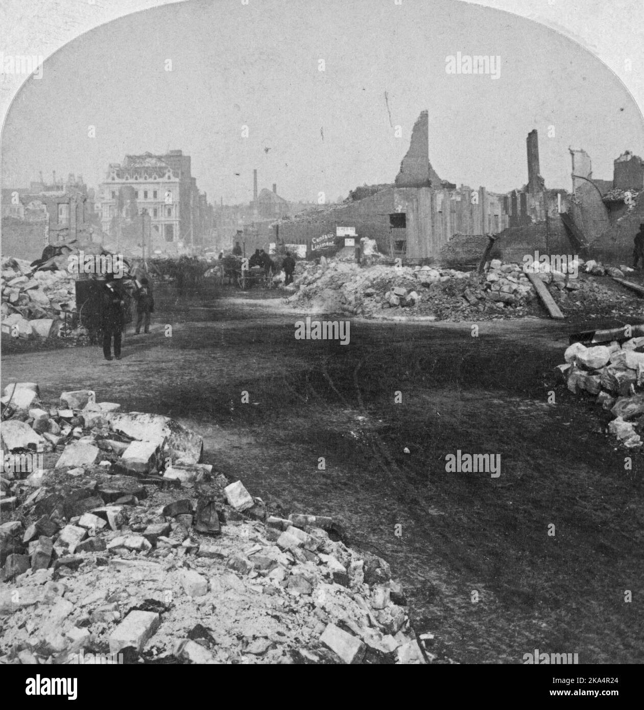 Great boston fire of 1872 Black and White Stock Photos & Images - Alamy