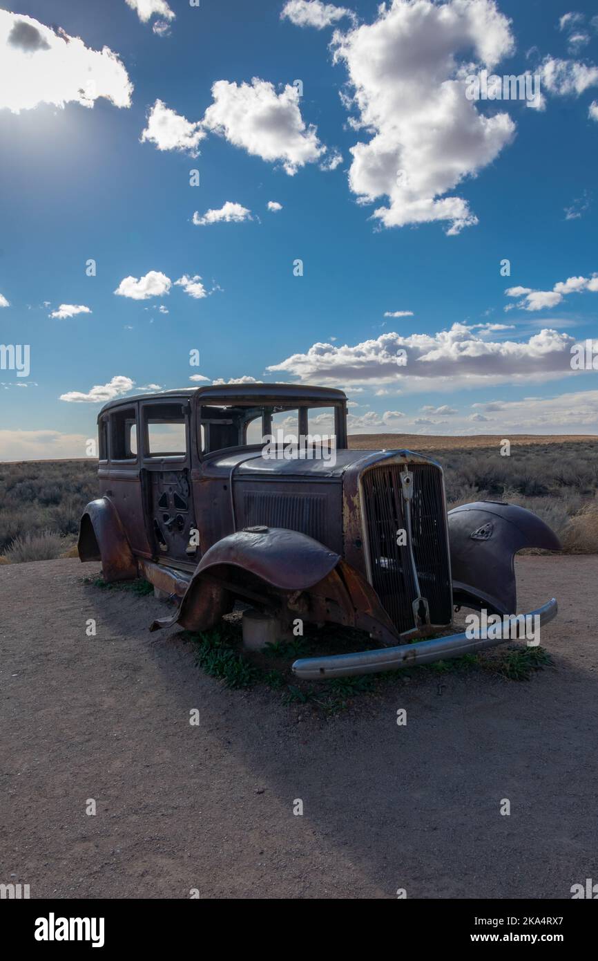 Petrified Forest National Park, AZ / USA - 4 March 2022: A 1932 ...