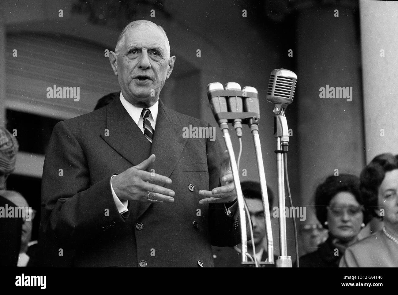 Charles de Gaulle, French president from 1958 to 1969, visits Buenos ...