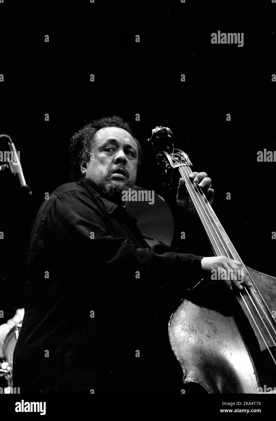 Charlie Mingus, American jazz bass player, performs at the Teatro ...