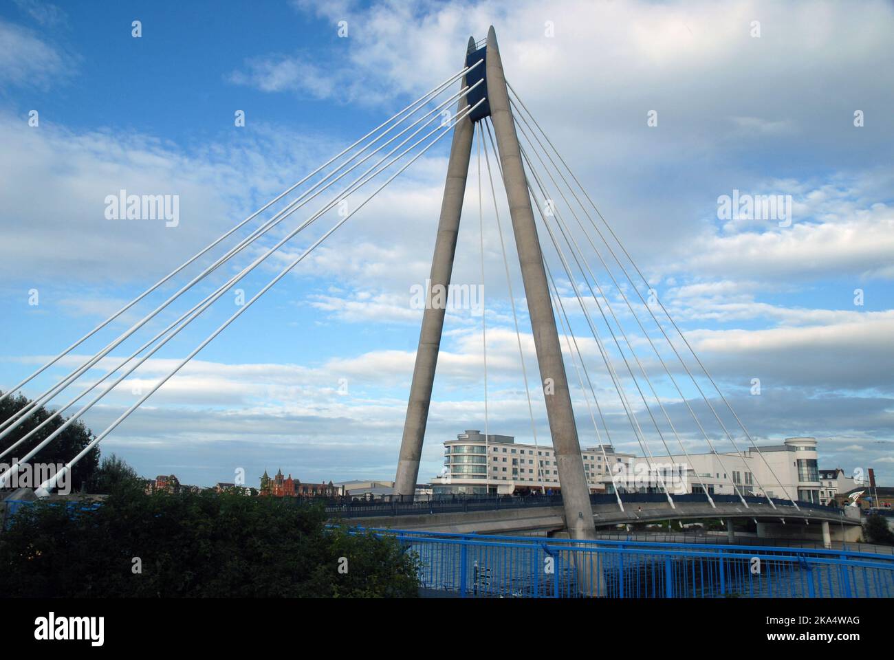 The Marine Way Bridge, Southport, Merseyside, England Stock Photo - Alamy