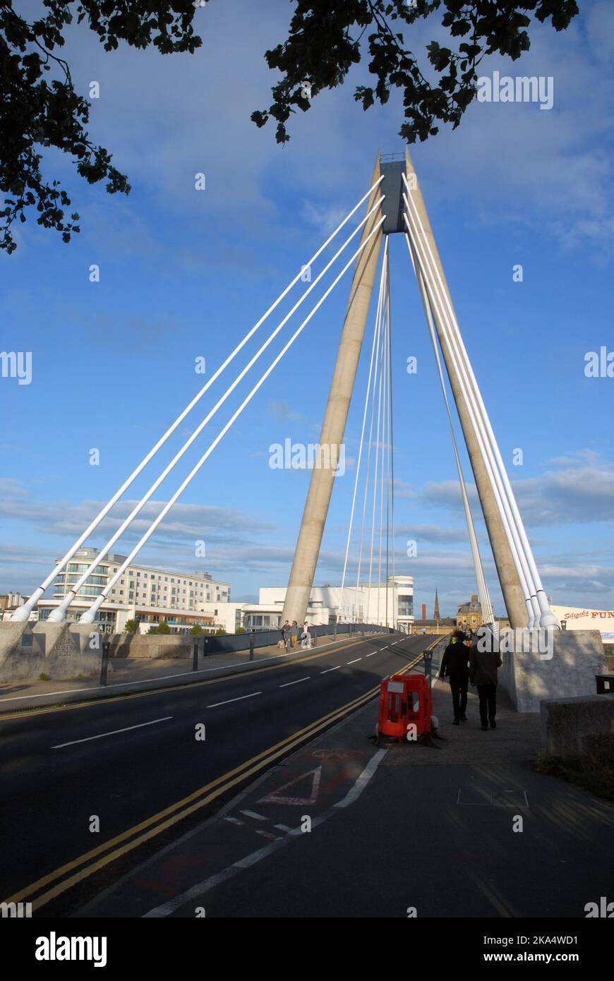 The Marine Way Bridge, Southport, Merseyside, England Stock Photo - Alamy