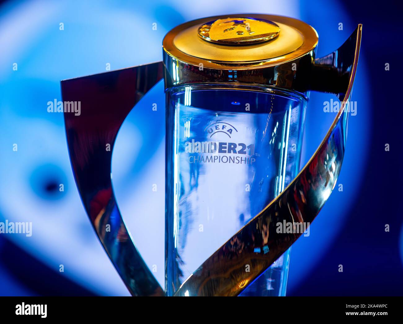 Bucharest, Romania - October 18, 2022: 2023 Under-21 EURO final ... Bucharest, Romania - October 18, 2022: 2023 Under-21 EURO final ...