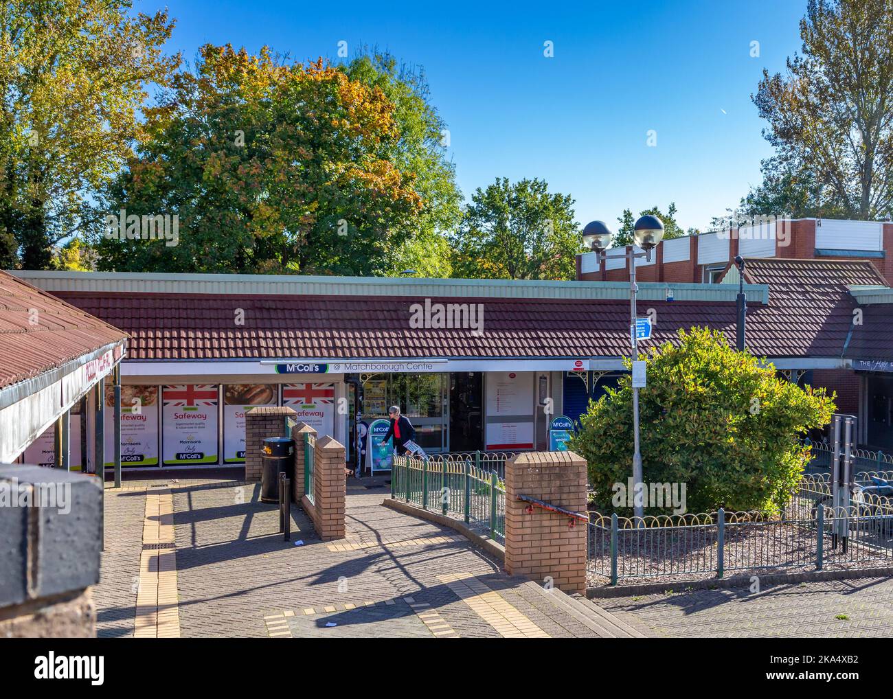 Matchborough Centre local shopping in Redditch, Worcestershire Stock ...