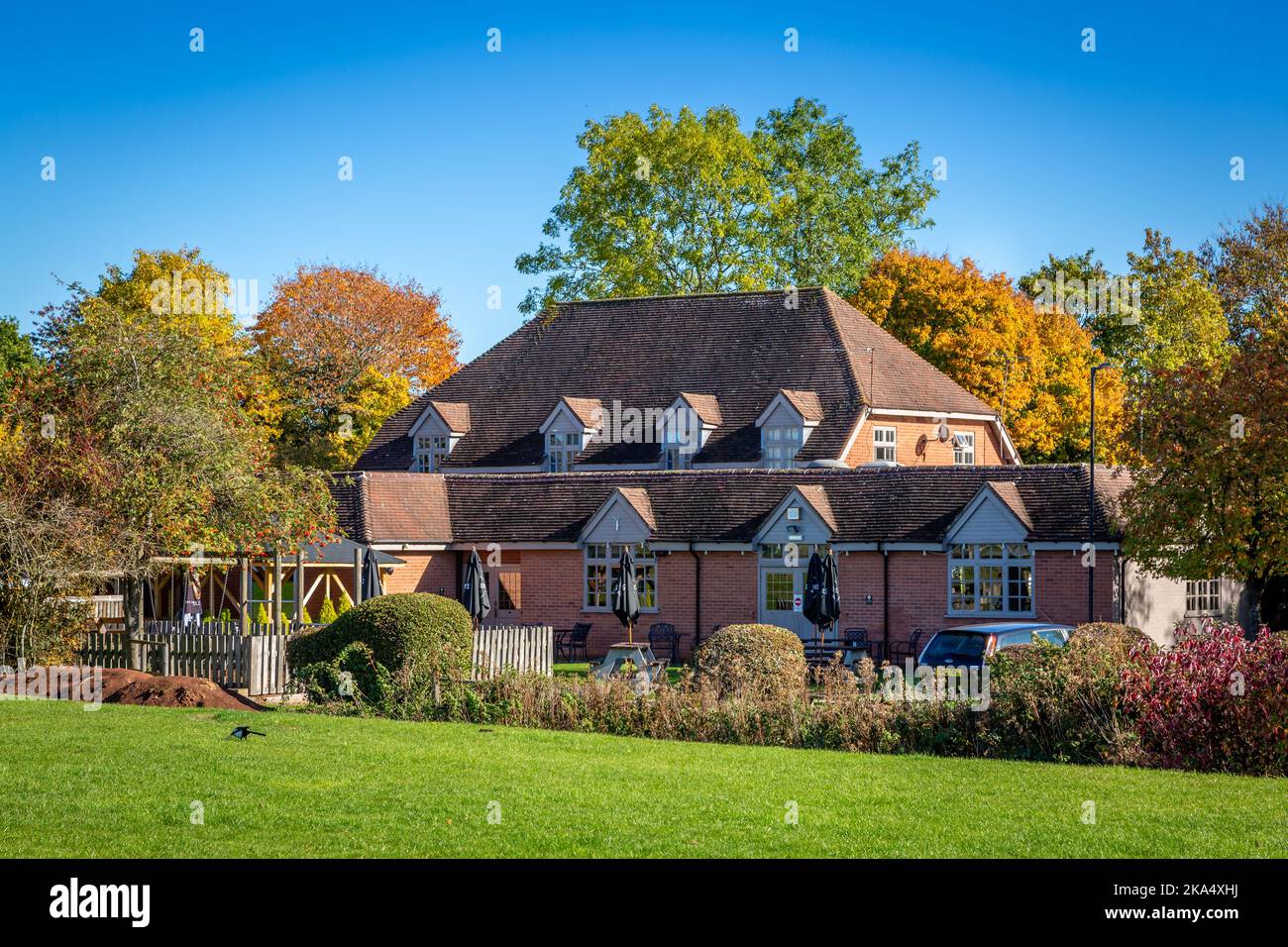 Rear view of Golden Goose pub, Matchborough, Redditch, Worcestershire ...