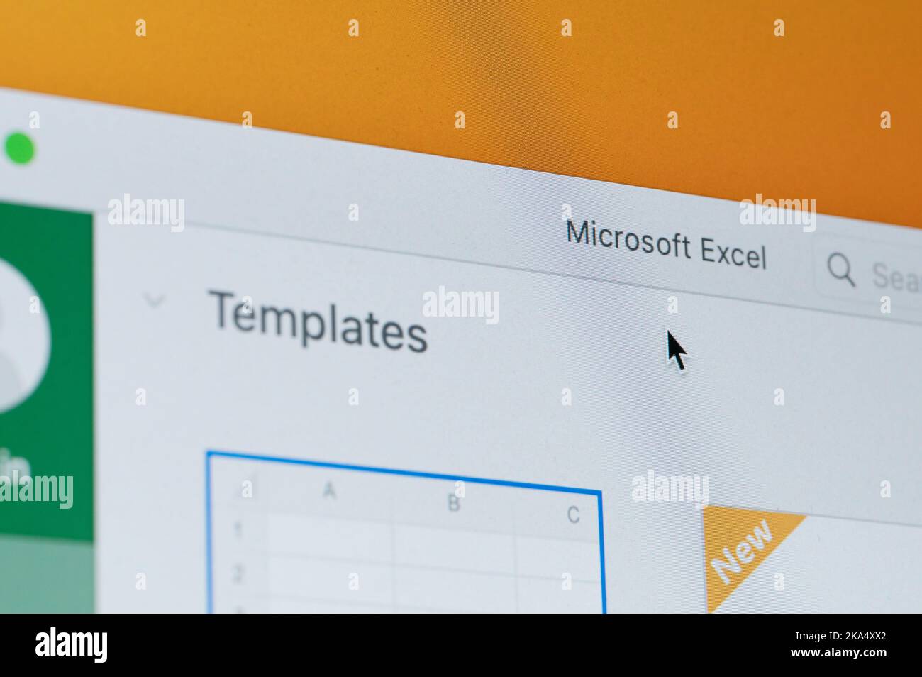 New york, USA - October 31, 2022: Start new document in Microsoft ...