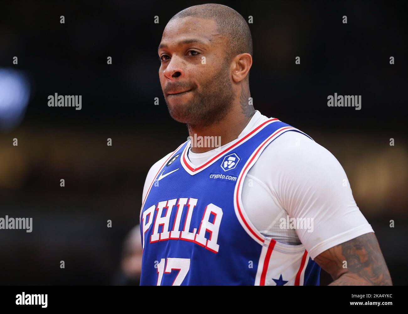 CHICAGO, IL - OCTOBER 29: Philadelphia 76ers forward P.J. Tucker (17 ...