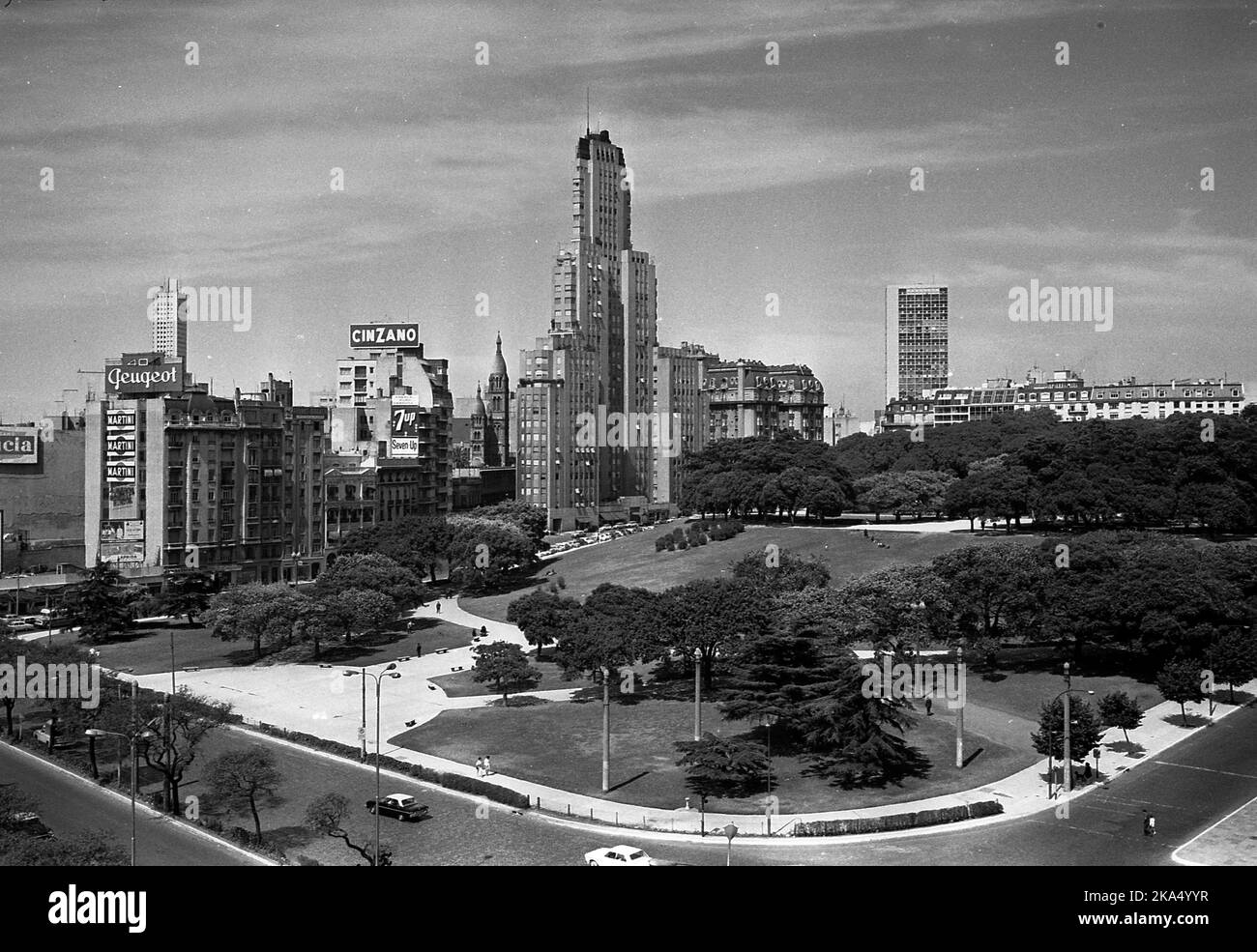Kavanagh Building, Plaza San Martín, San Martín Square, Buenos Aires ...