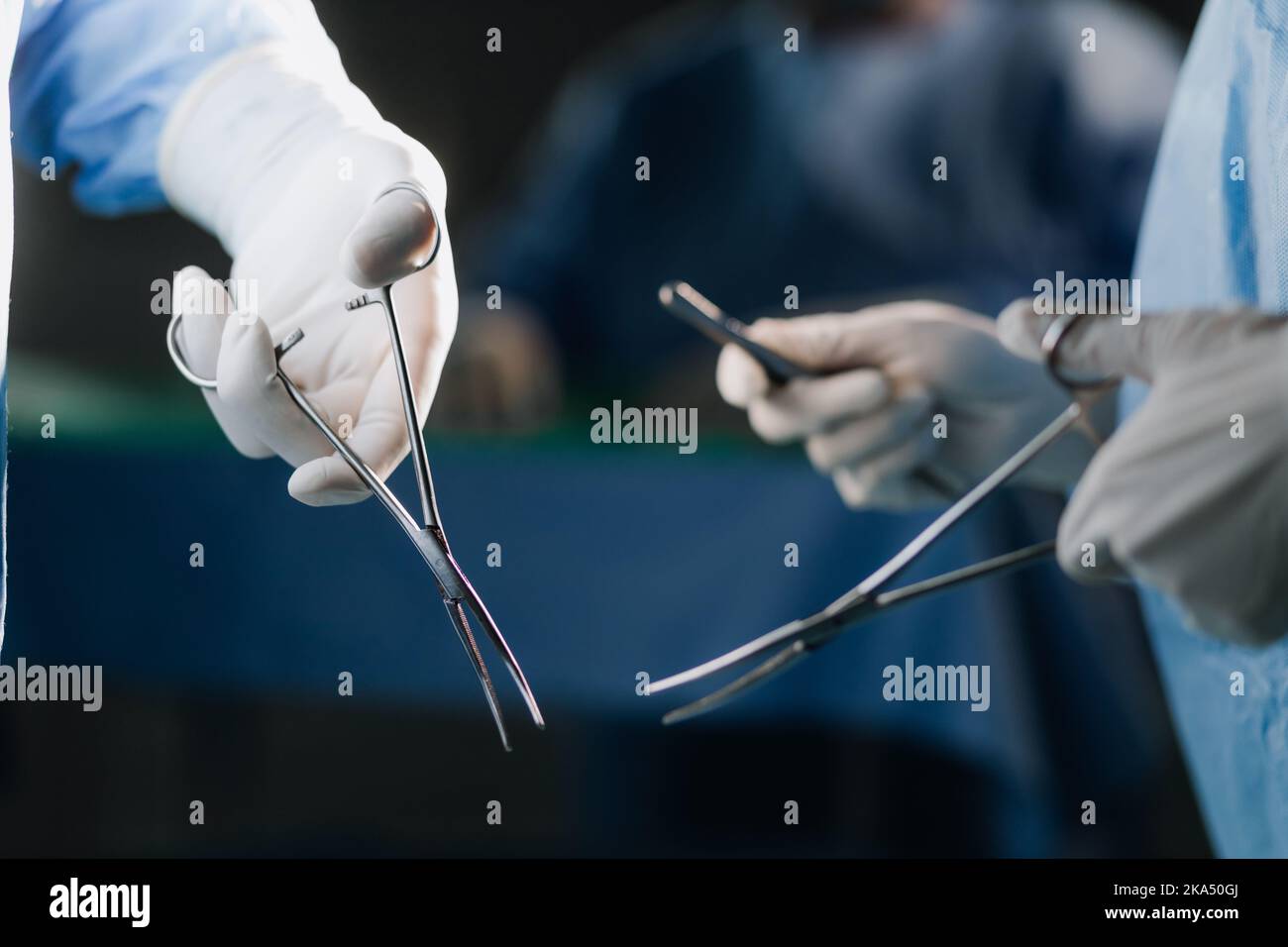 Professional Medical Doctors Performing Surgery Stock Photo - Alamy