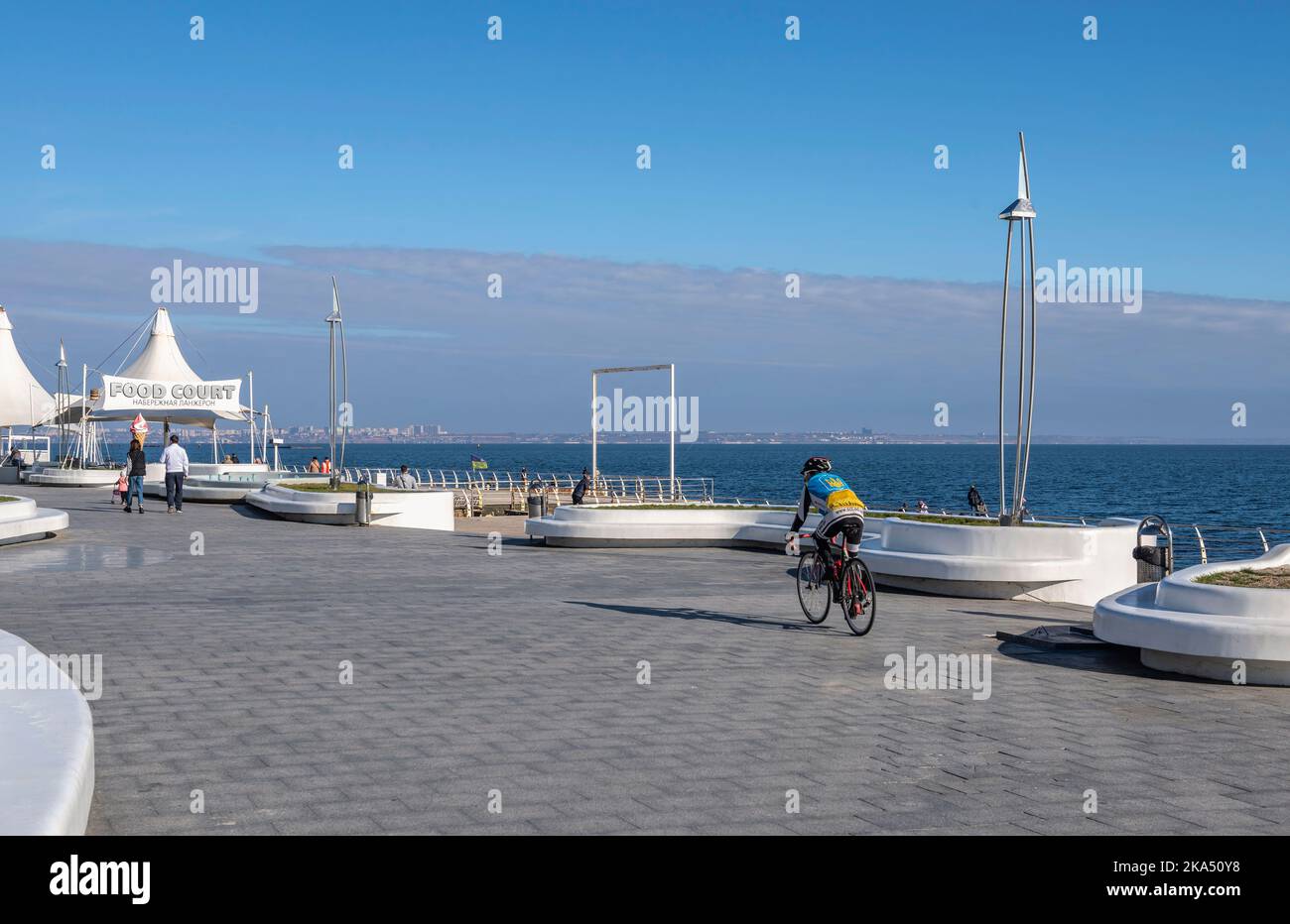 Embankment of Lanzheron beach in Odessa, Ukraine Stock Photo - Alamy