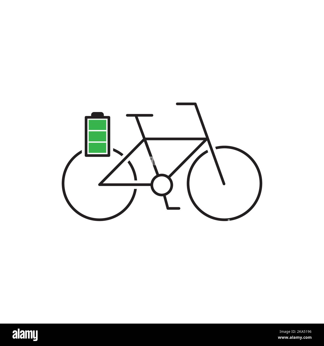 Electric Bike Concept Design Vector Illustration Stock Vector Image