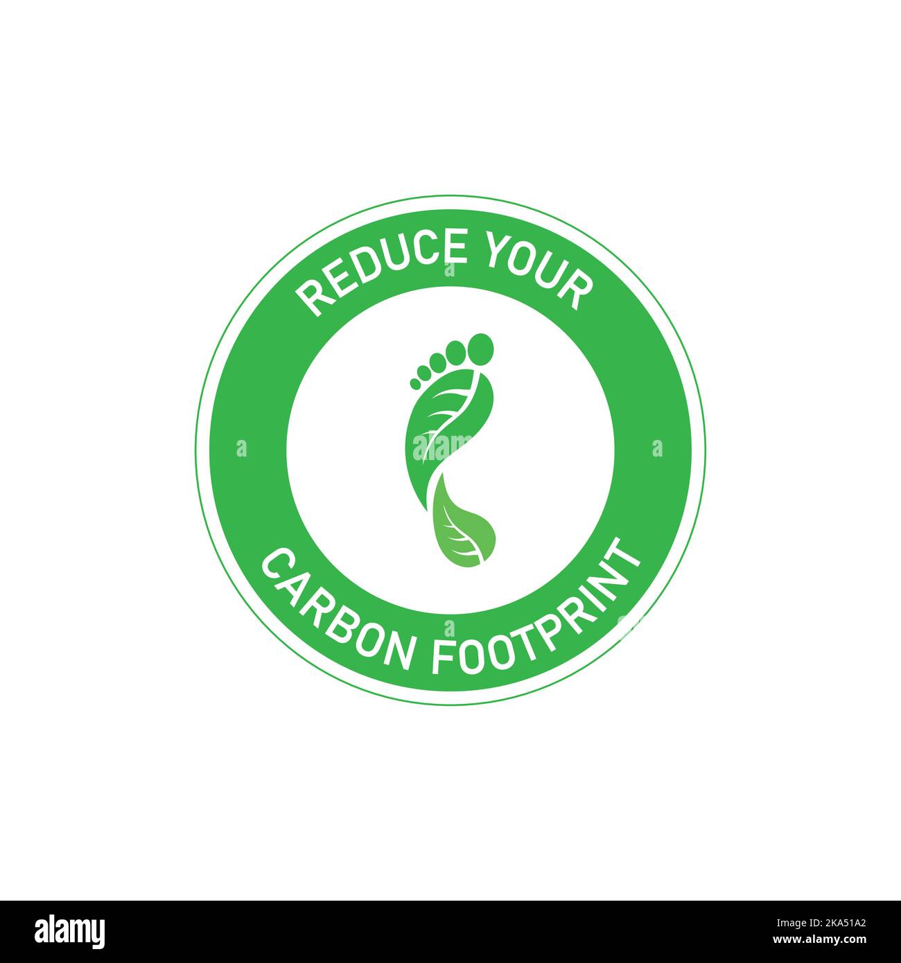 Carbon Footprint Concept Design. Vector Illustration Stock Vector Image ...