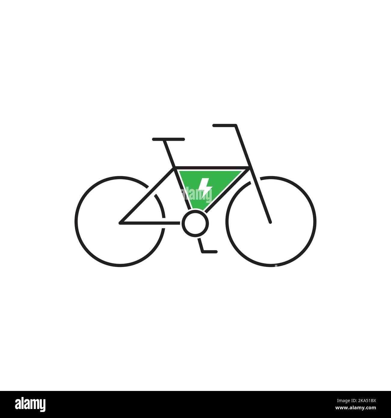 Electric Bike Concept Design. Vector Illustration Stock Vector Image ...