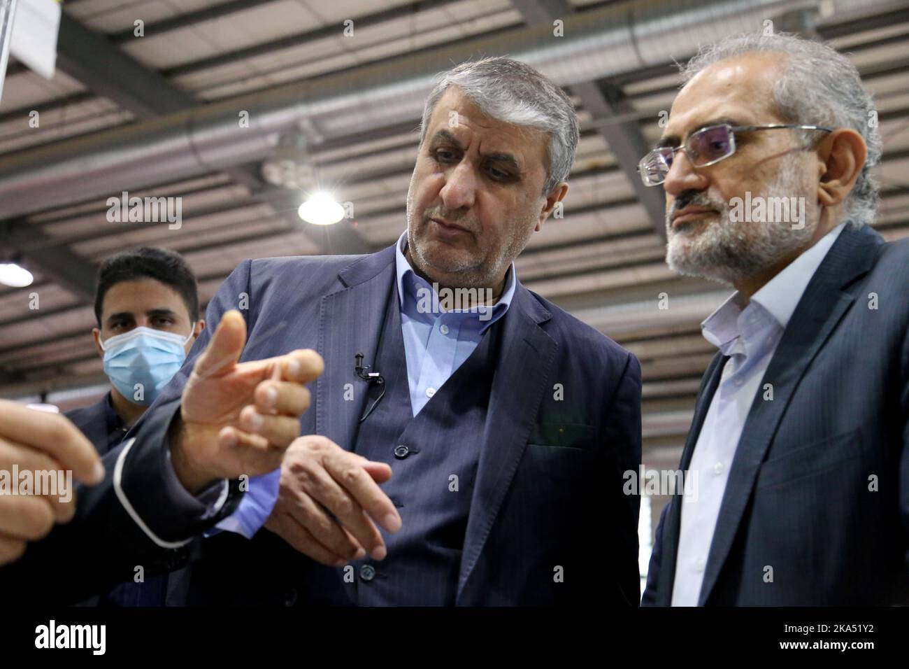 Tehran, Iran. 31st Oct, 2022. The head of the Atomic Energy ...