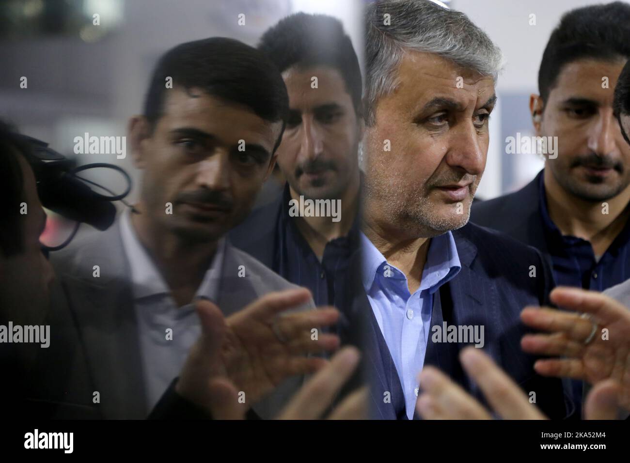 Tehran, Iran. 31st Oct, 2022. The head of the Atomic Energy ...