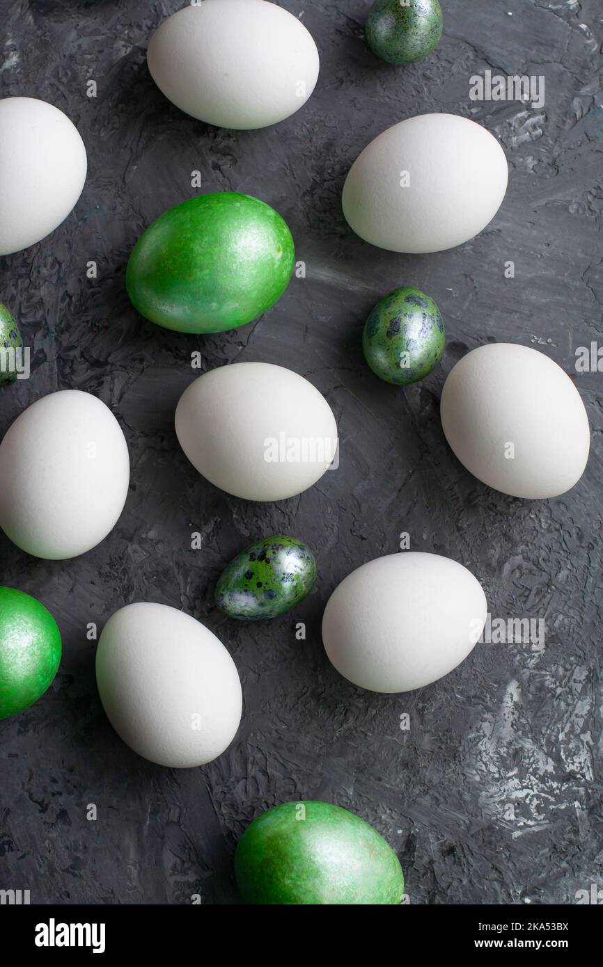 Flat lay egg shell hi-res stock photography and images - Alamy