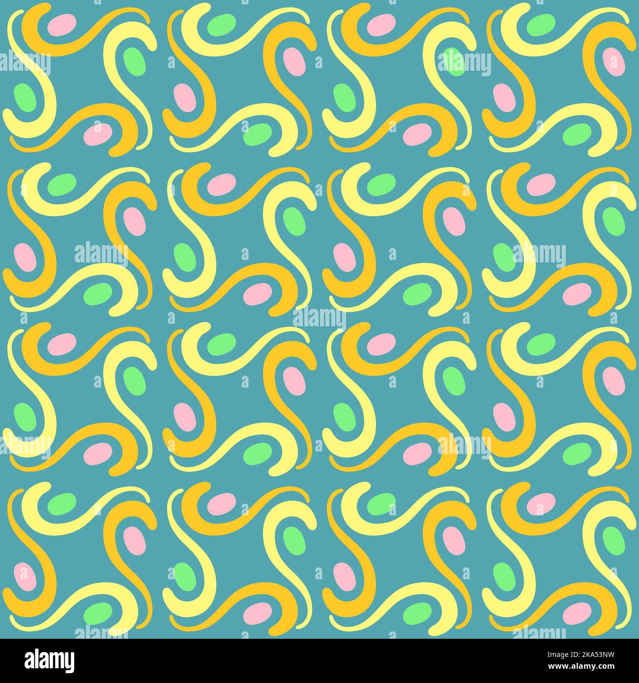Seamless swirl pattern for prints, textile, web, advertising and any ...