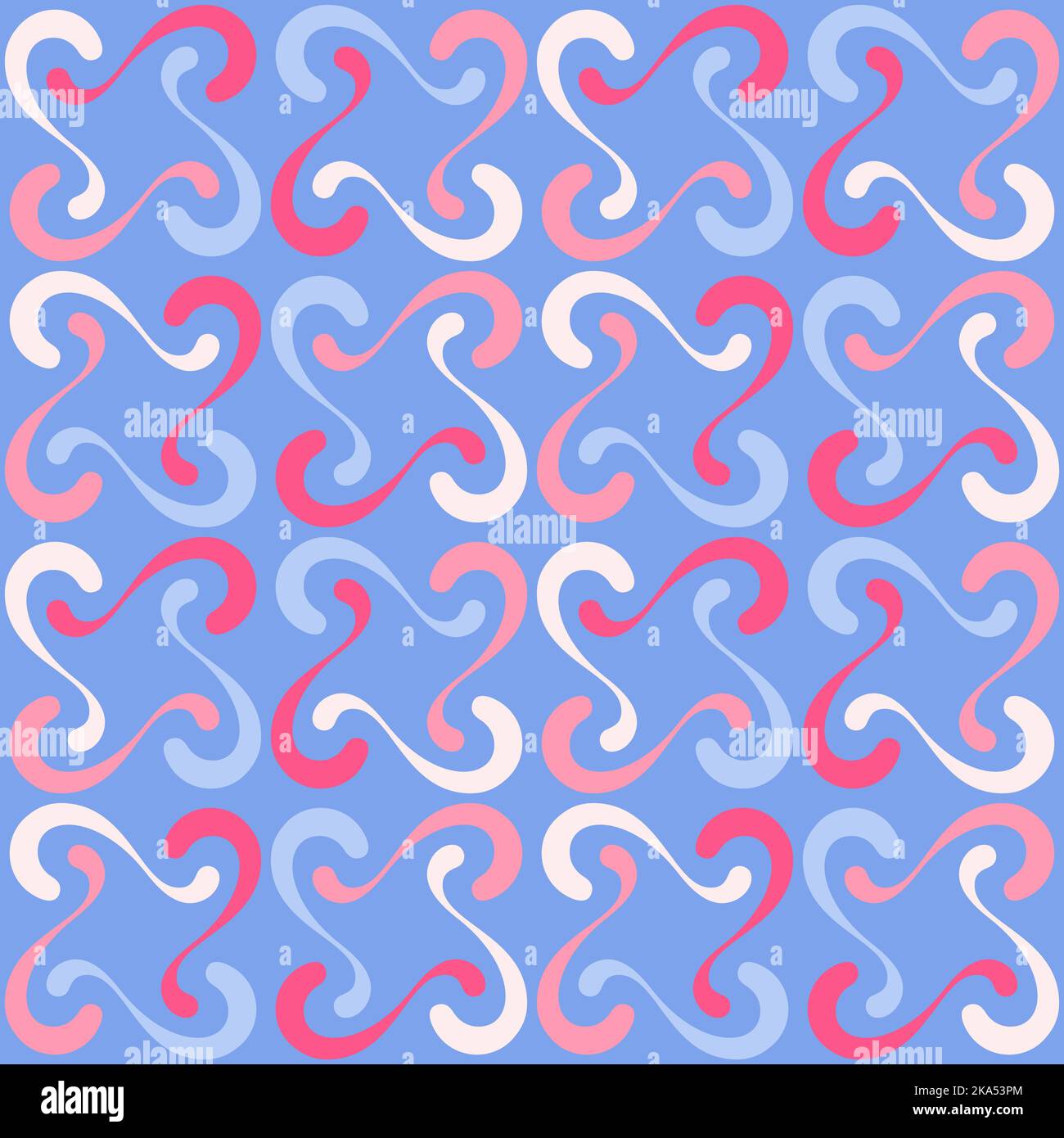 Seamless swirl pattern for prints, textile, web, advertising and any ...