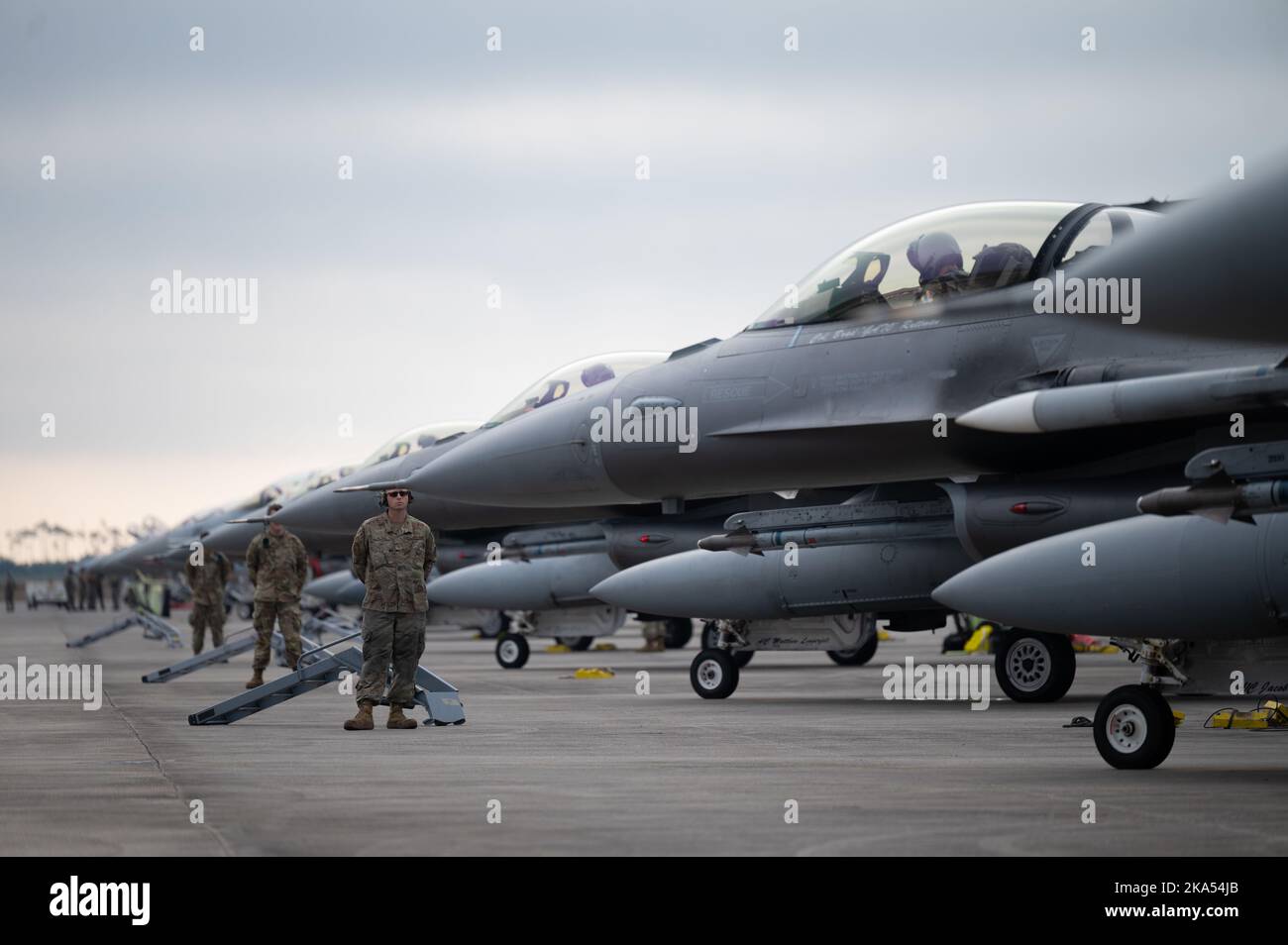 U.S. Air National Guardsmen assigned to the 138th Aircraft Maintenance ...