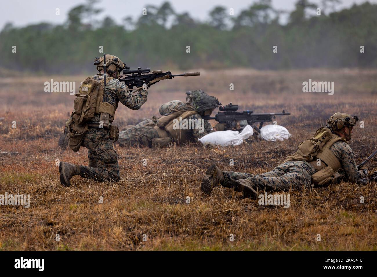 U.S. Marines with 3rd Battalion, 6th Marine Regiment, 2d Marine ...