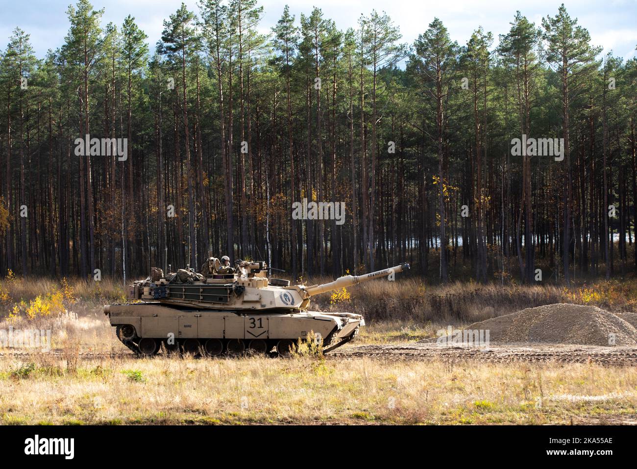 U.S. Soldiers assigned to Ares Company, 1st Battalion, 66th Armored ...