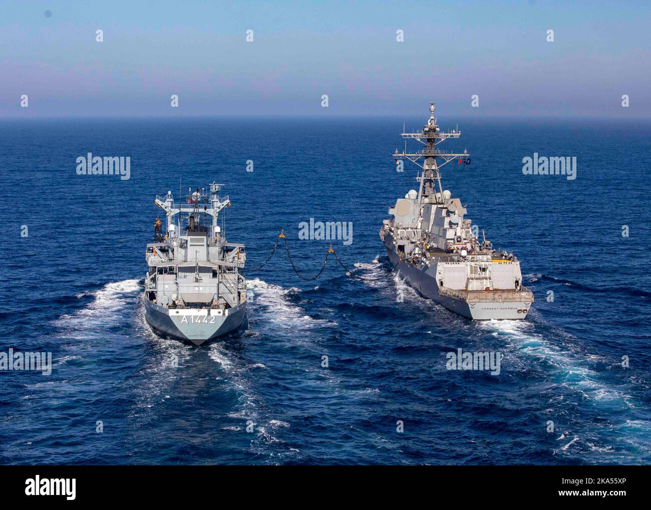 221028-N-YD731-1437 ADRIATIC SEA (Oct. 28, 2022) The Arleigh Burke ...