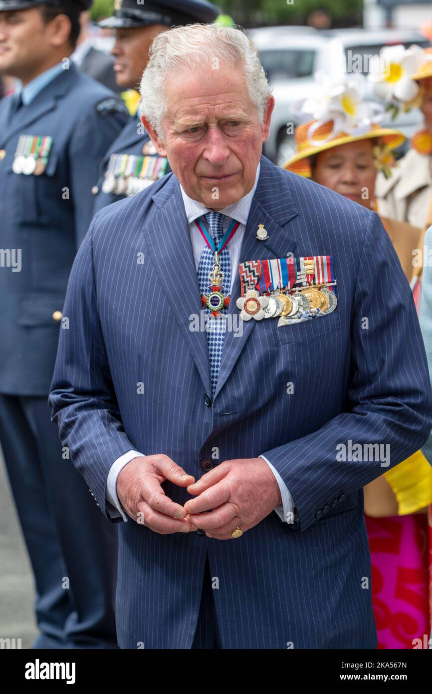 Prince Charles and Camilla, Duchess of Cornwall attend Wreath laying ...