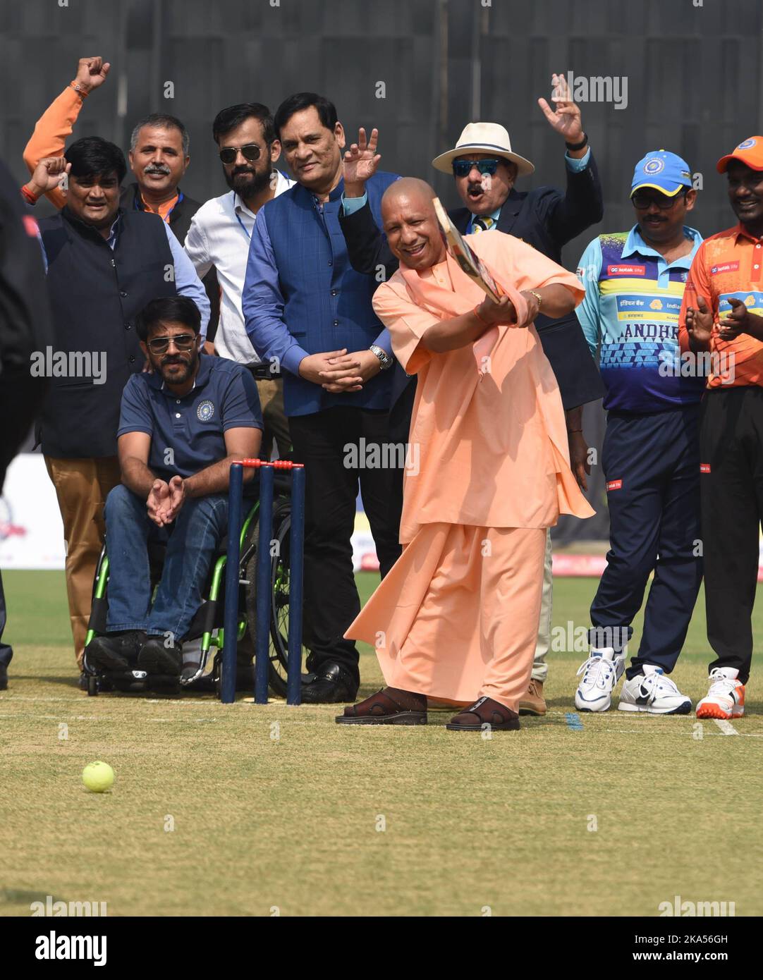 India. 31st Oct, 2022. LUCKNOW, INDIA - OCTOBER 31: Uttar Pradesh Chief Minister Yogi Adityanath ...