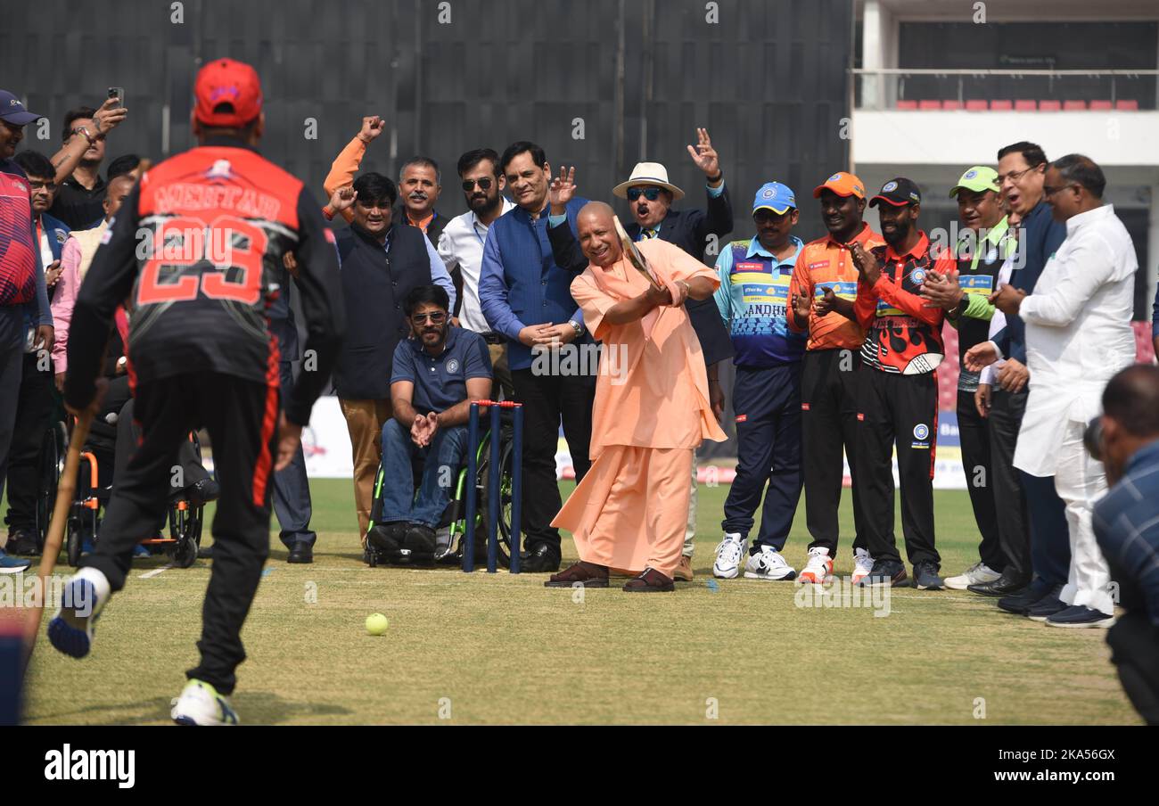 India. 31st Oct, 2022. LUCKNOW, INDIA - OCTOBER 31: Uttar Pradesh Chief ...