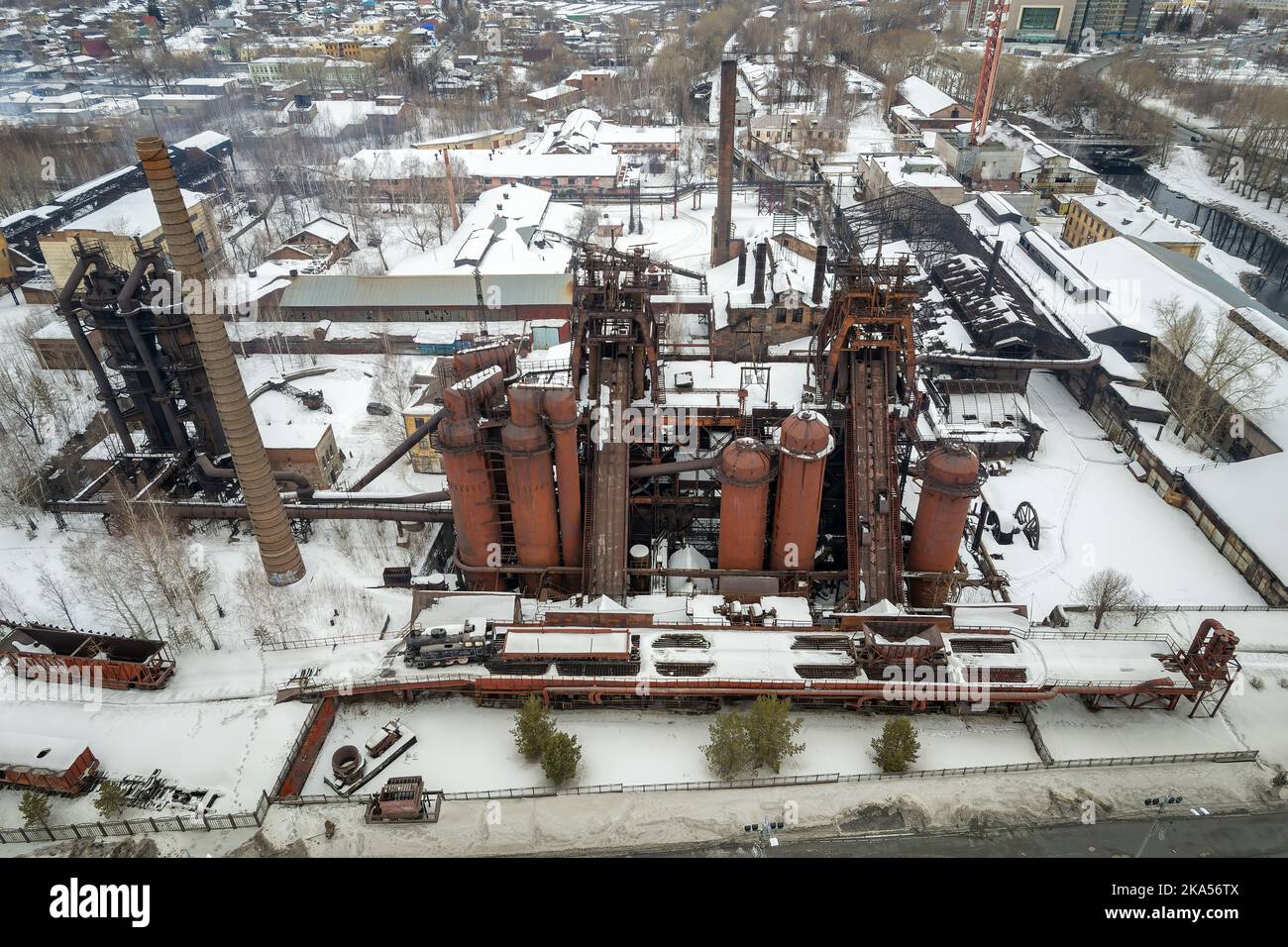 Demidov's old plant in Nizhny Tagil. Old abandoned Metallurgical Plant ...