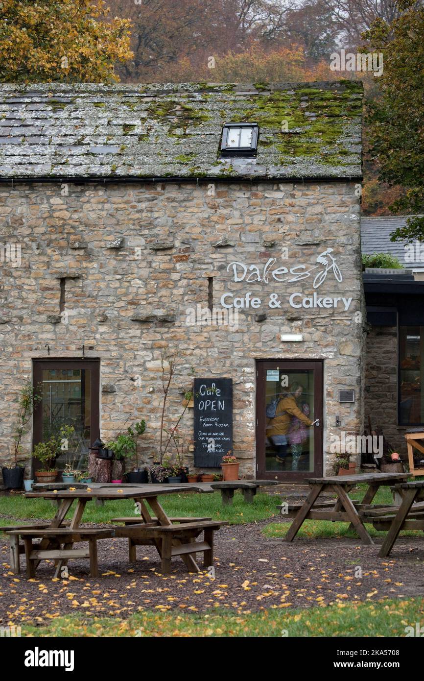 Dales Cafe, Fremington, North Yorkshire, England, United Kingdom Stock ...