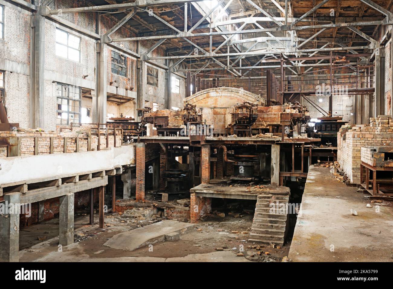 Old abandoned factory Stock Photo - Alamy