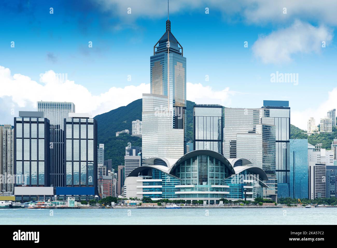 Hong Kong harbour Stock Photo - Alamy