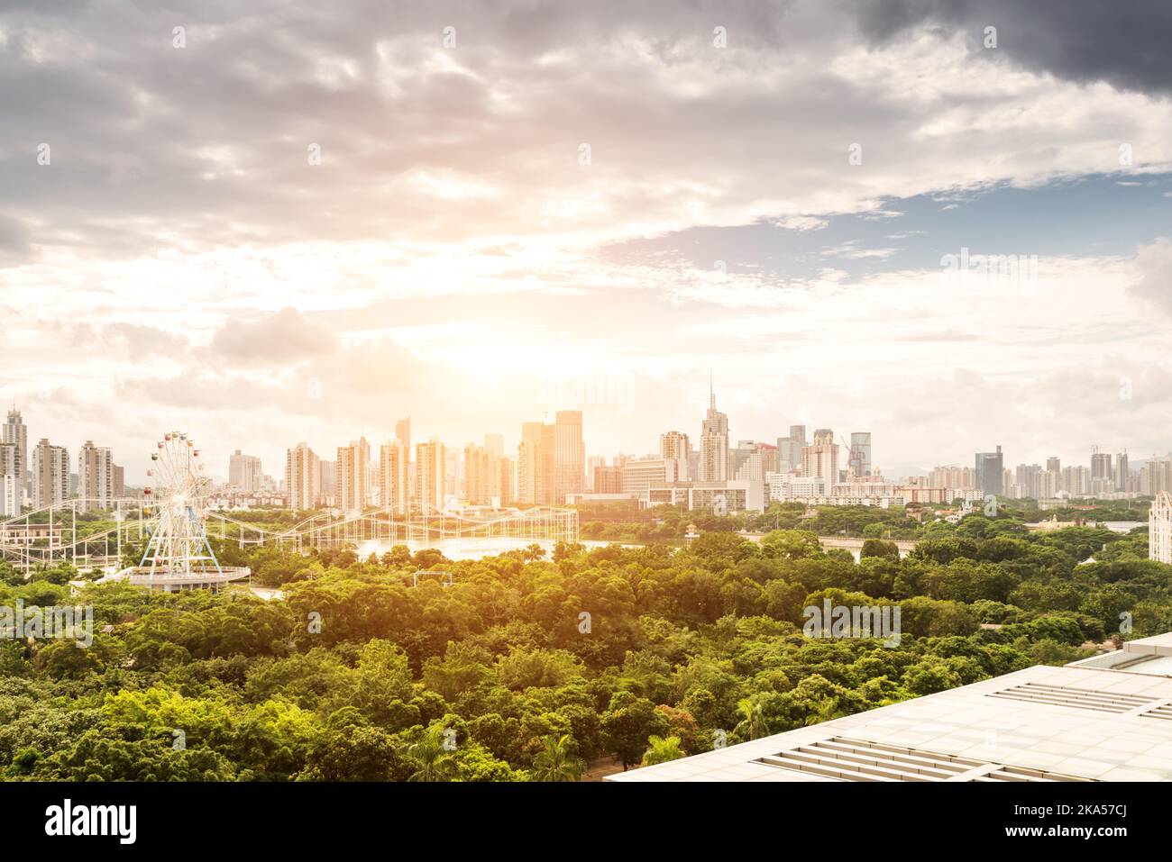 Aerial view of chinese city,shenzhen Stock Photo - Alamy