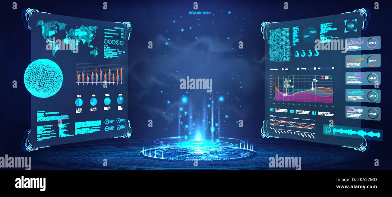 Room interface Stock Vector Images - Alamy